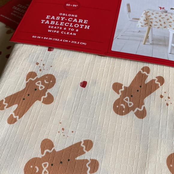 Wondershop | Dining | Gingerbread Man Oblong Tablecloth 6 X 84 | Poshmark